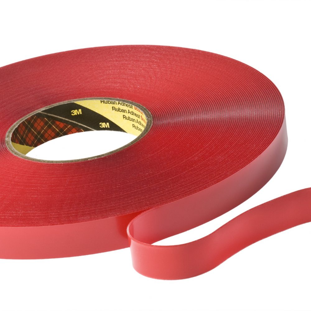 3M™ VHB™ Klebeband 5958FR, Schwarz, 12 mm x 33 m, 1 mm, - Cornu AG